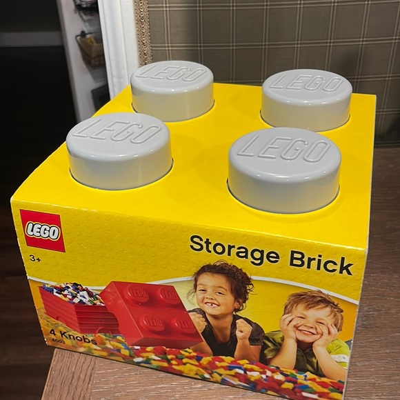 Lego | Toys | New In Packaging Lego Storage Brick In Grey | Poshmark